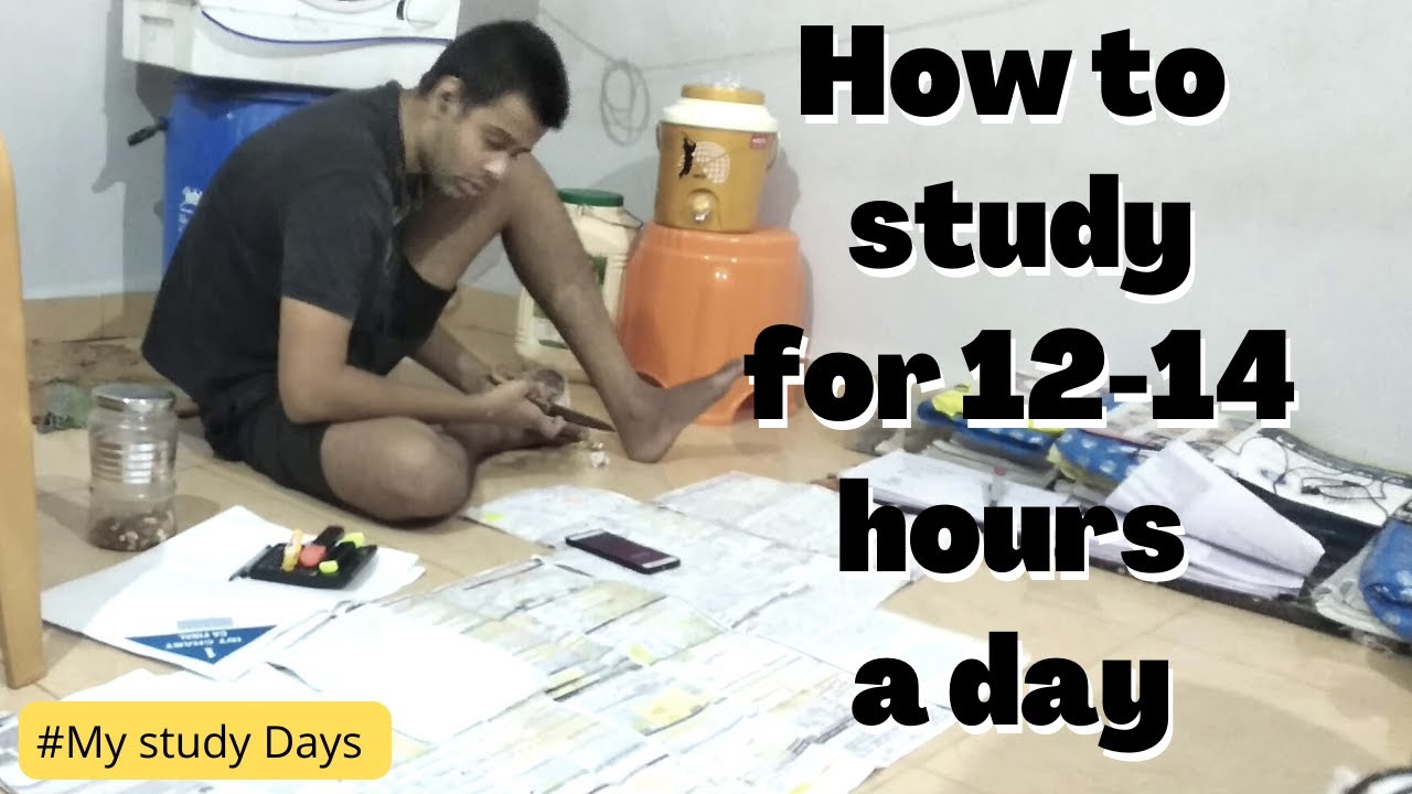 How to study for 12-14 hours a day || Dil se Talks 01 || CA Mohit ...