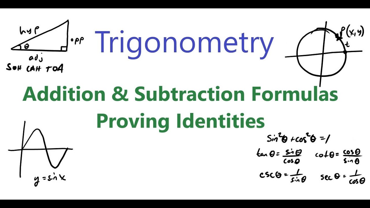 Addition And Subtraction Formulas Proving Identities YouTube