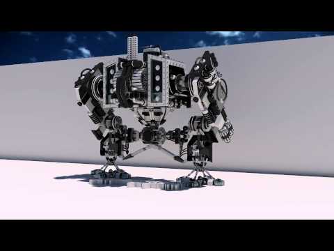 3d max robot cizim tasarim - YouTube
