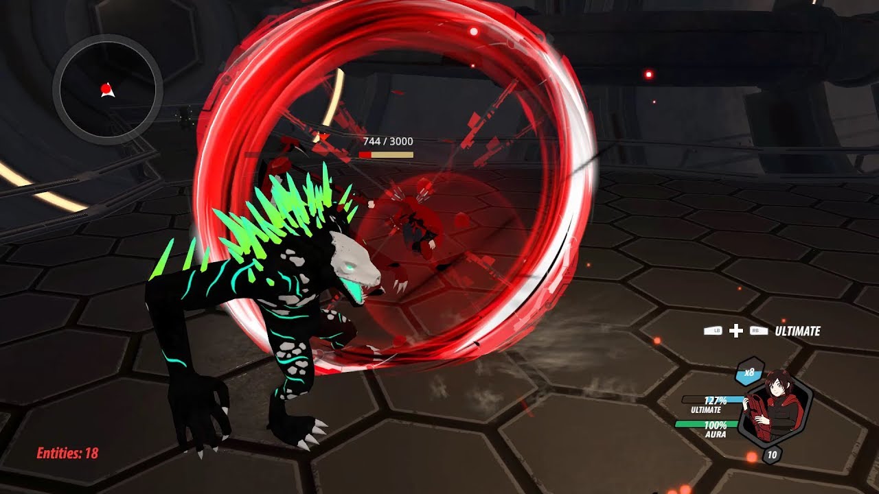 RWBY: Grimm Eclipse - Kill Mutant Beowolf with Team Attack - YouTube