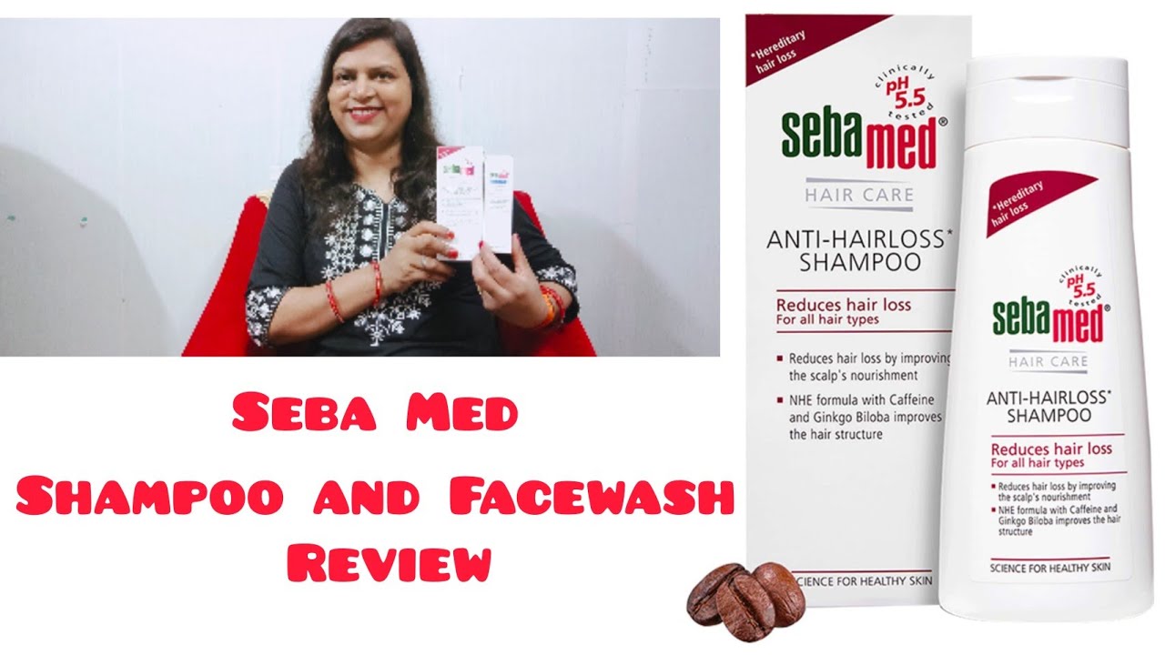Seba med shampoo review / Anti hair fall/ anti dandruff #sebamed # ...