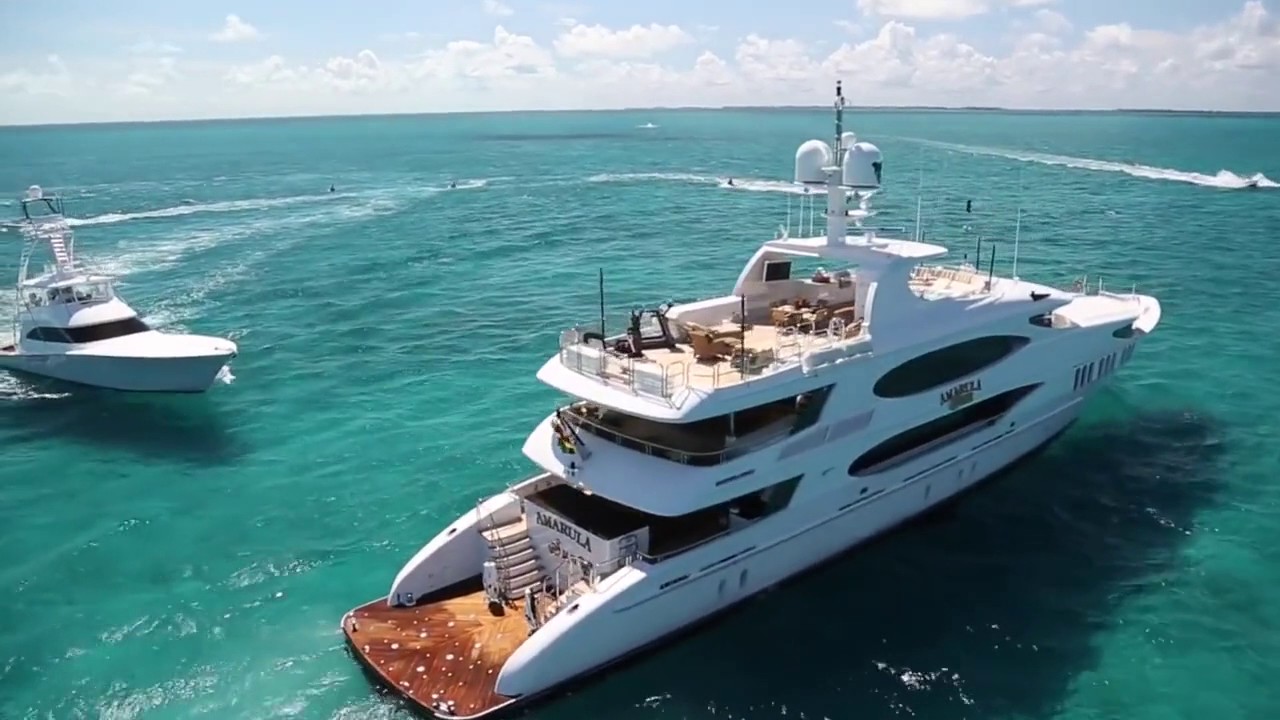 AMARULA SUN Yacht Video ex Mine Games 164ft Luxury Moto - YouTube