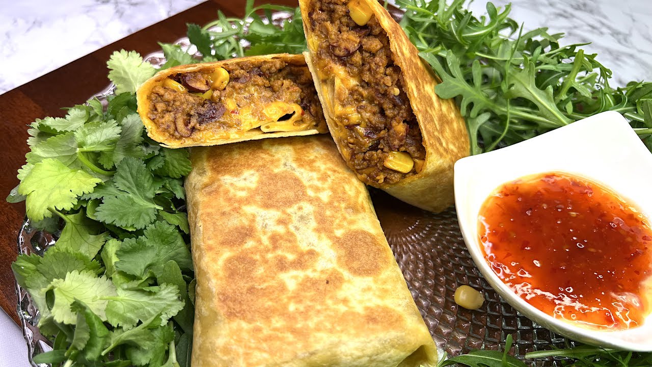 Beef Burrito| minced meat wraps Recipe, Beef Wrap - YouTube