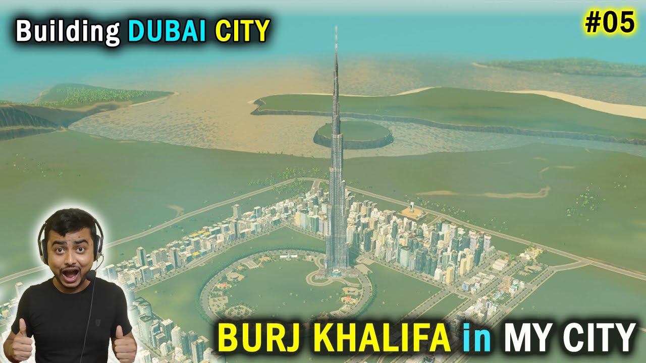 BURJ KHALIFA IN MY DREAM CITY | BUILDING DUBAI CITY IN CITY SKYLINE ...