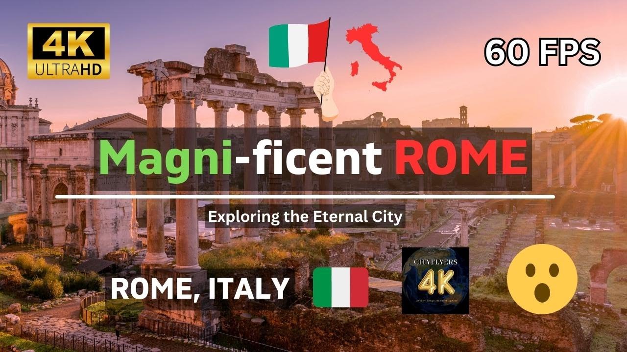 Rome 🇮🇹 in 4K 60FPS by drone - Capital of the Ancient Word - YouTube