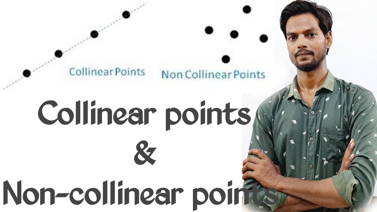Collinear point & Non-collinear points | Non collinear points ...