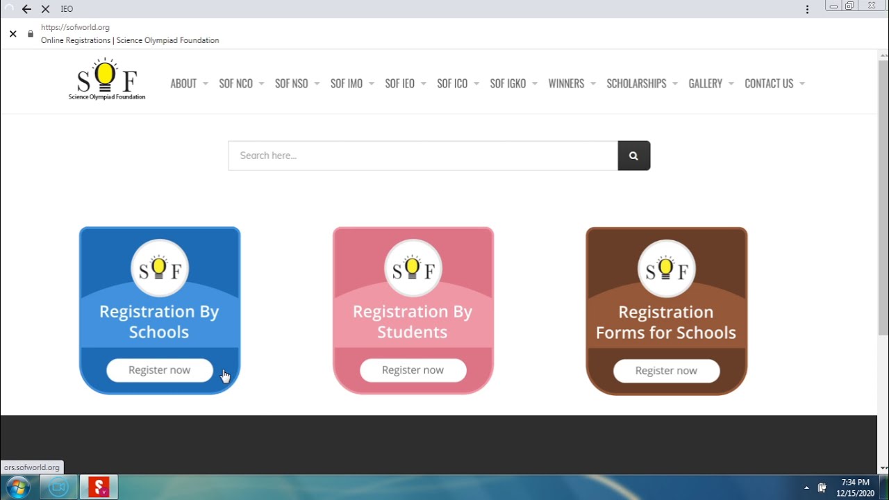 SOF ONLINE REGISTRATIONS FOR STUDENTS EXPLAINED BY VAISHNAVI - YouTube