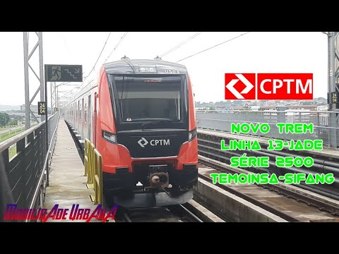 CPTM - Novo Trem da Série 2500 - YouTube