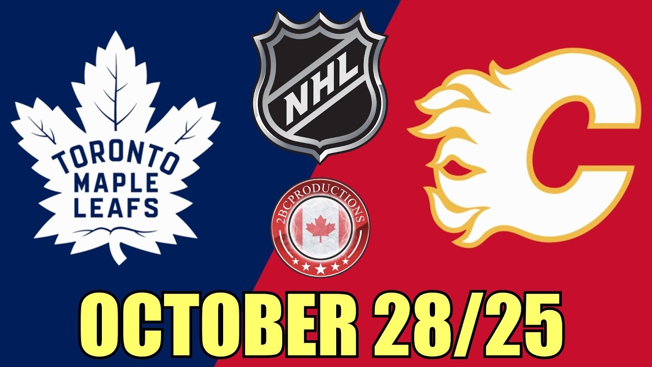 Toronto Maple Leafs vs Calgary Flames October 28 25 w/Superbman - YouTube