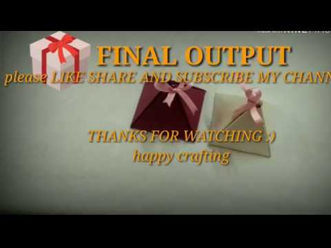 Gift wrapping ideas | Diy easy Gift Packing at home| triangle gift ...