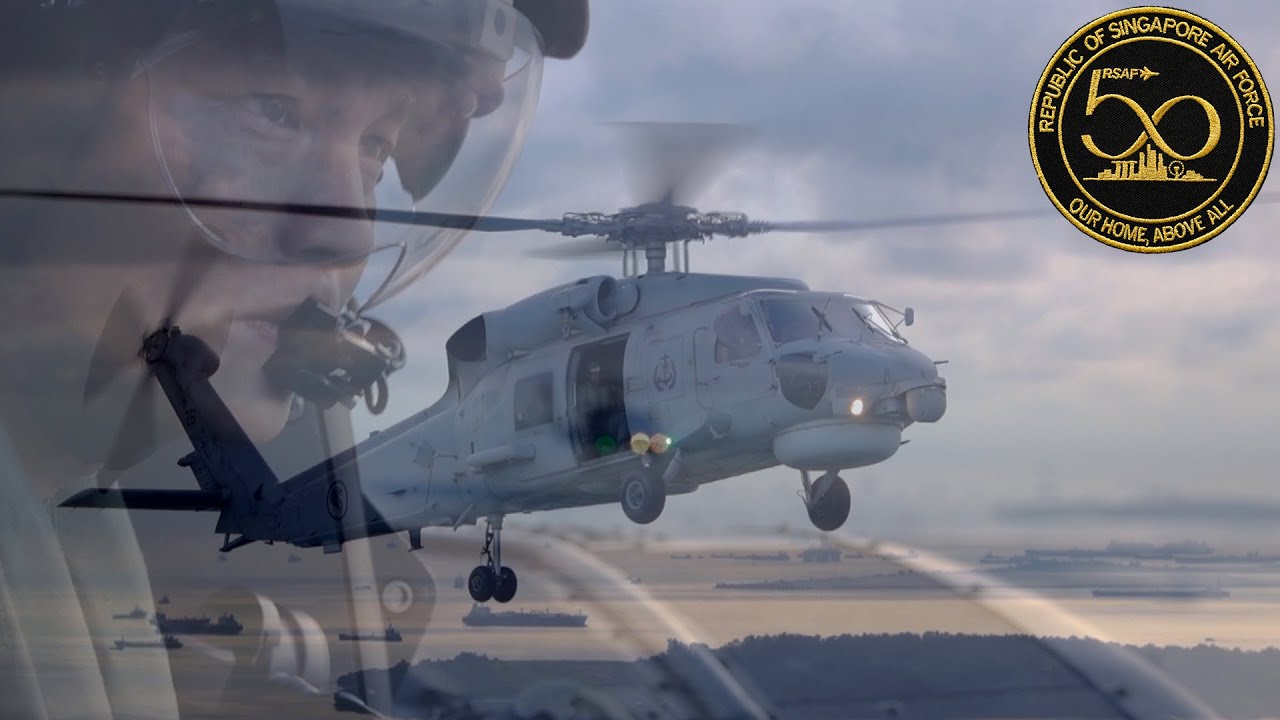 NDP 2018 - RSAF Enhanced Aerial Display, Rotary Wing (Outtakes) - YouTube