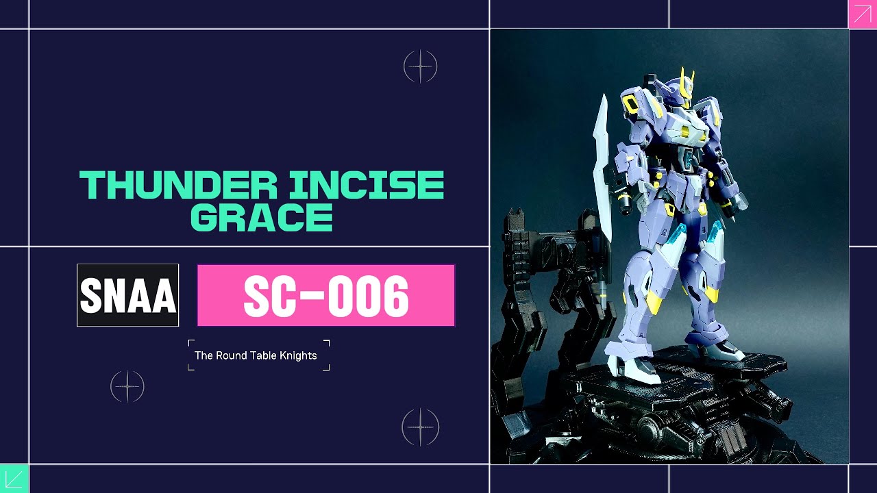 THUNDER INCISE GRACE | SNAA | SC-006 | 1/144 | MODEL KIT | SPEED BUILD | ASMR | REVIEW | - YouTube