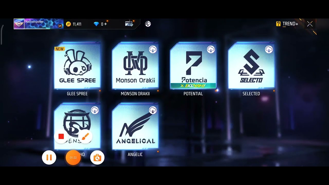 Trend+ Menu Theme Sound Track Garena : Free Fire - YouTube