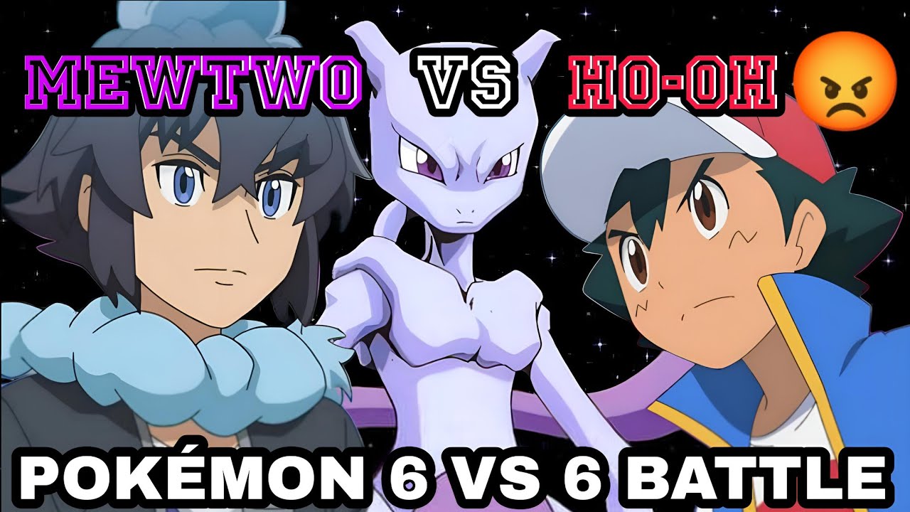 POKEMON 6 VS 6 BATTLE EP - 360 💛 ASH VS MEWTWO FULL BATTLE 💛 ASH ...