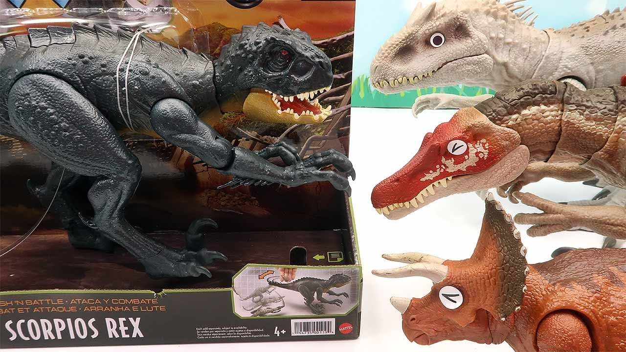 NEW Hybrid Dinosaur - Scorpios Rex! Carnotaurus, T-Rex, Velociraptor ...