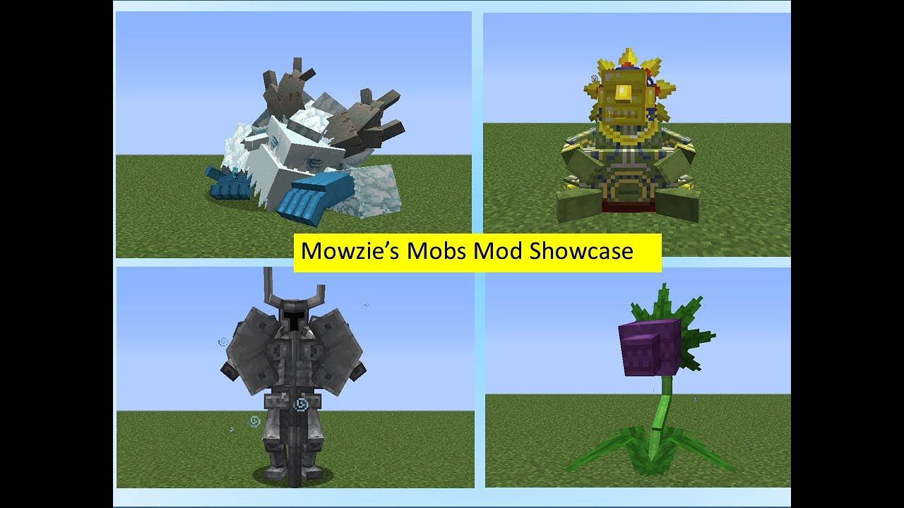 Minecraft Mowzie's Mobs Mod Showcase I Minecraft Mod Preview I ...