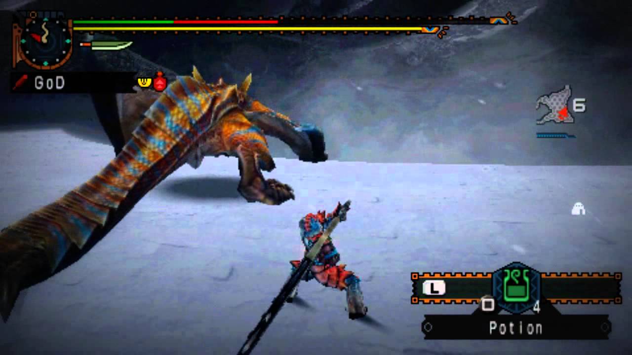 Monster Hunter Freedom Unite: Tigrex Tutorial - YouTube
