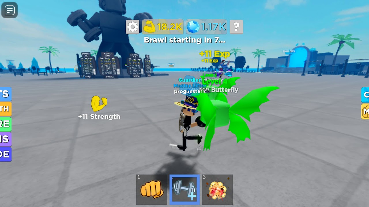 TRAINING IN MUSCLE LEGENDS!!! - YouTube