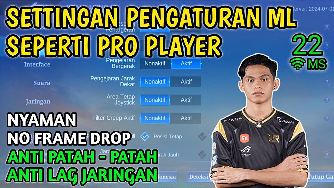 CARA SETTING PENGATURAN MOBILE LEGENDS SEPERTI PRO PLAYER - SETTINGAN ...