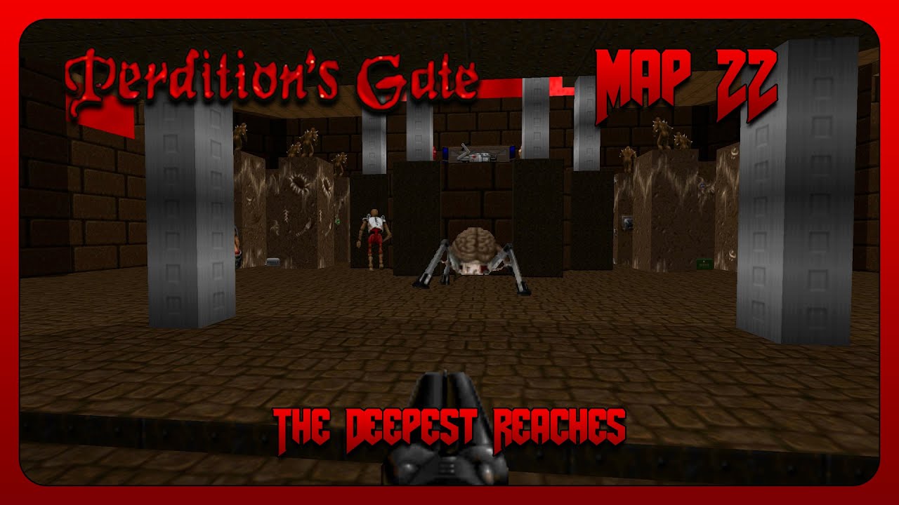 DOOM WAD (Perdition's Gate) - Map 22: The Deepest Reaches - YouTube
