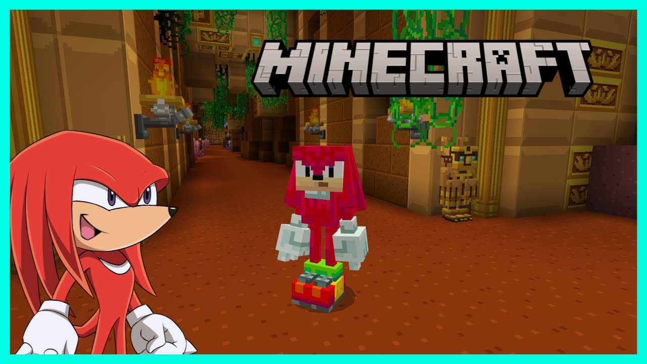 Knuckles plays Sonic in Minecraft! - YouTube