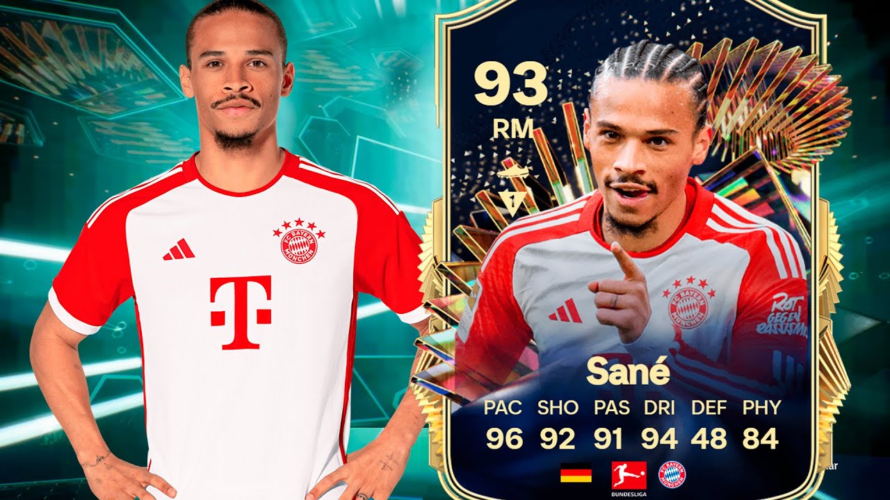 ¡NO HAY DUDA QUE TIENES QUE HACERTE ESTA CARTA! 😍 93 Leroy SANÉ TOTS ...