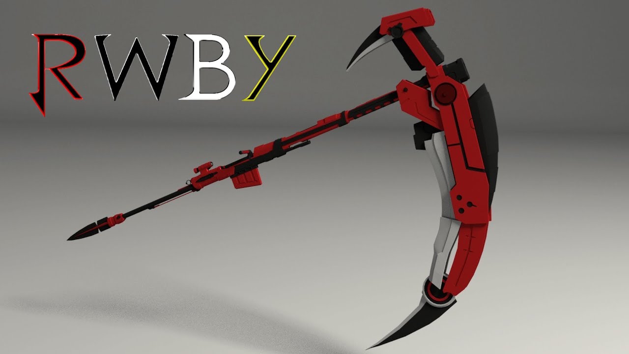 RWBY Scythe Cosplay Prop Build - YouTube