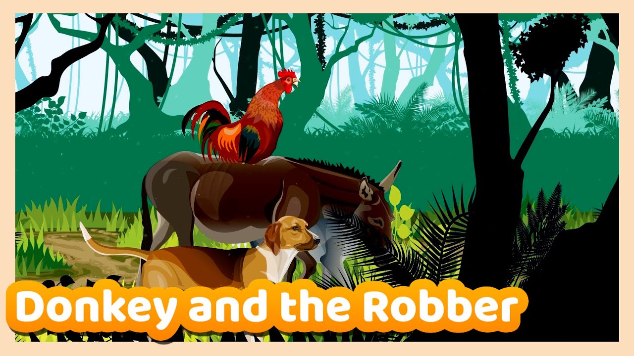 Donkey and the Robber | Fairy Tales and Bedtime Stories for Kids - YouTube