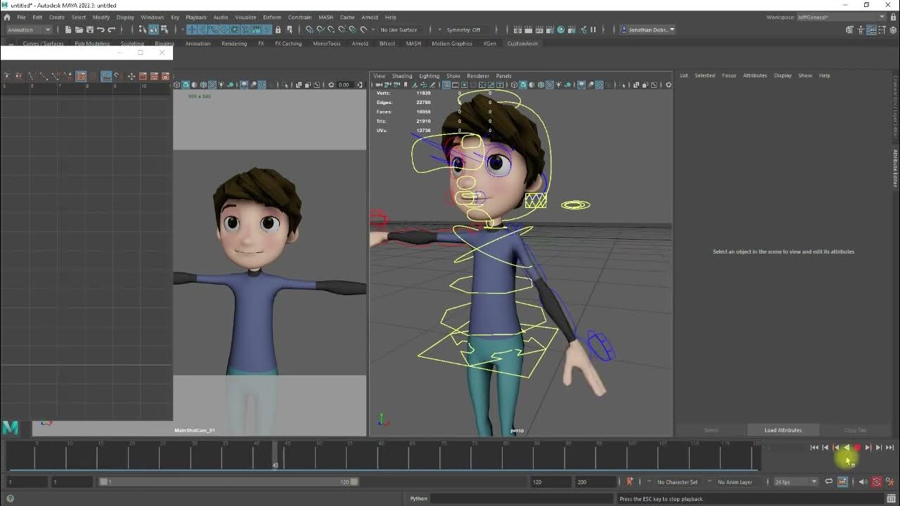 Character Animation 03 - Animating in stepped interpolation - YouTube