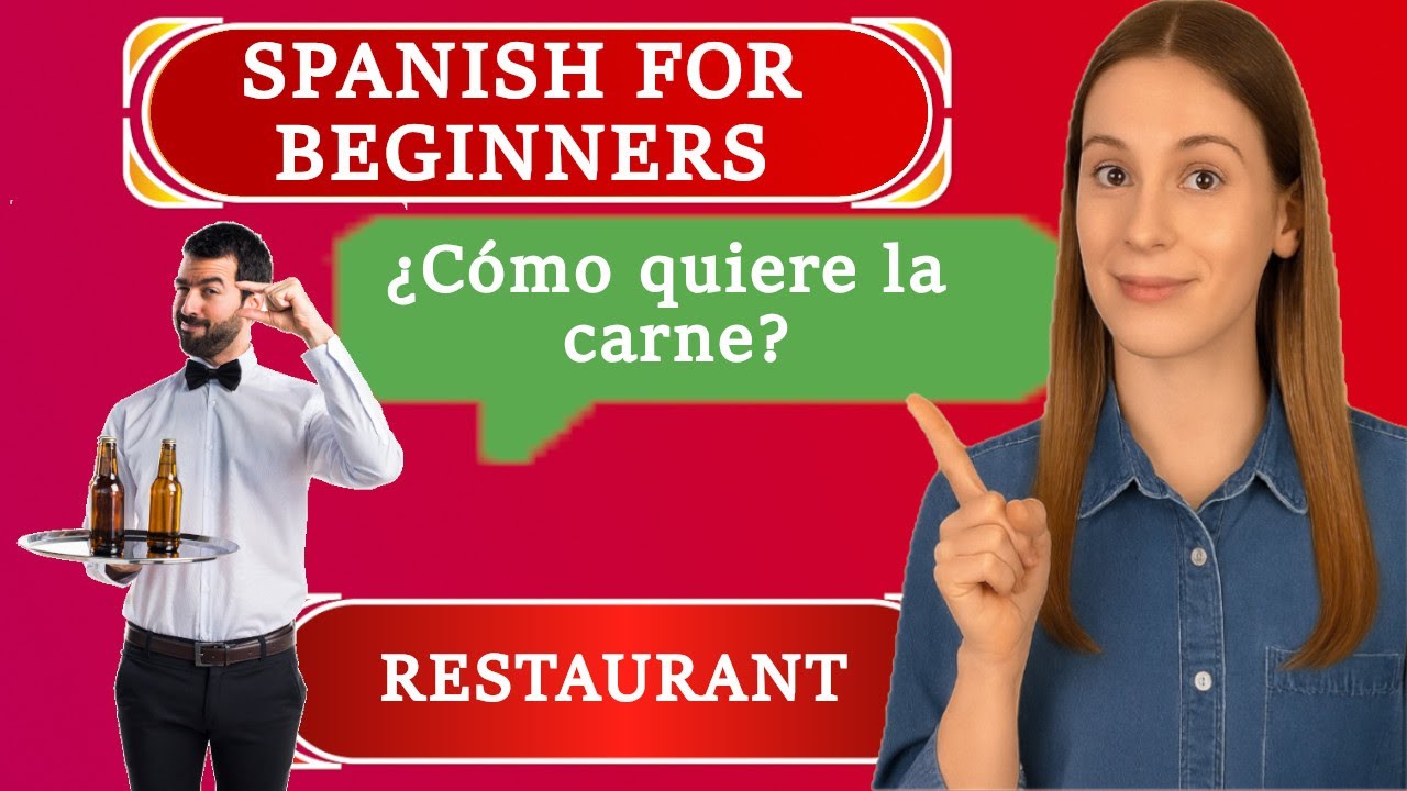Spanish at the Restaurant! 🍽️ How to order food? (Easy phrases for ...