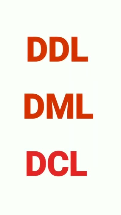 DDL DML DCL Commands 🔥| DBMS | SQL Commands | DataBase Management ...