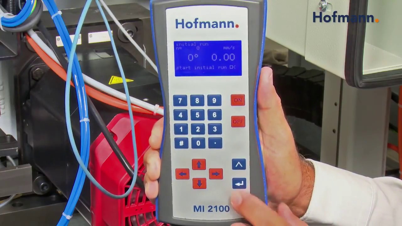 MiniBalancer Hofmann MI 2100 небольшой балансировочный прибор - YouTube
