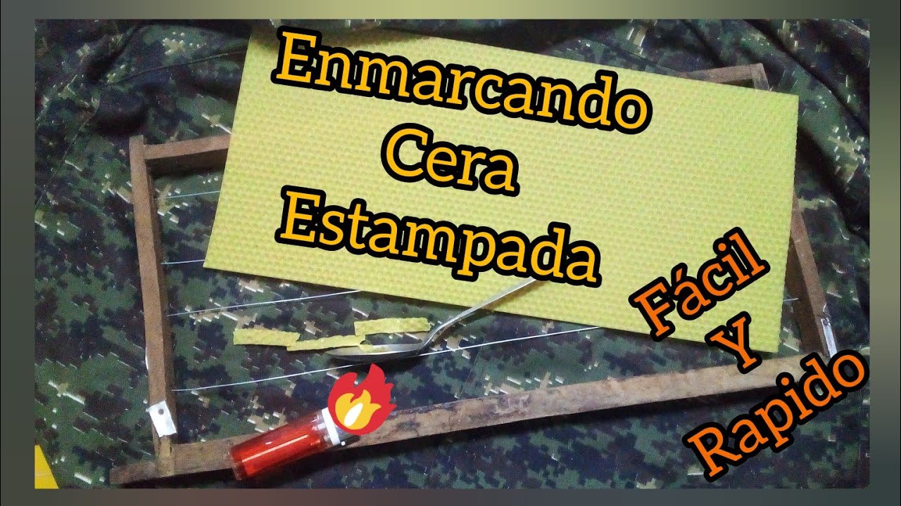 2 formas FÁCILES de ENMARCAR CERA estampada - YouTube