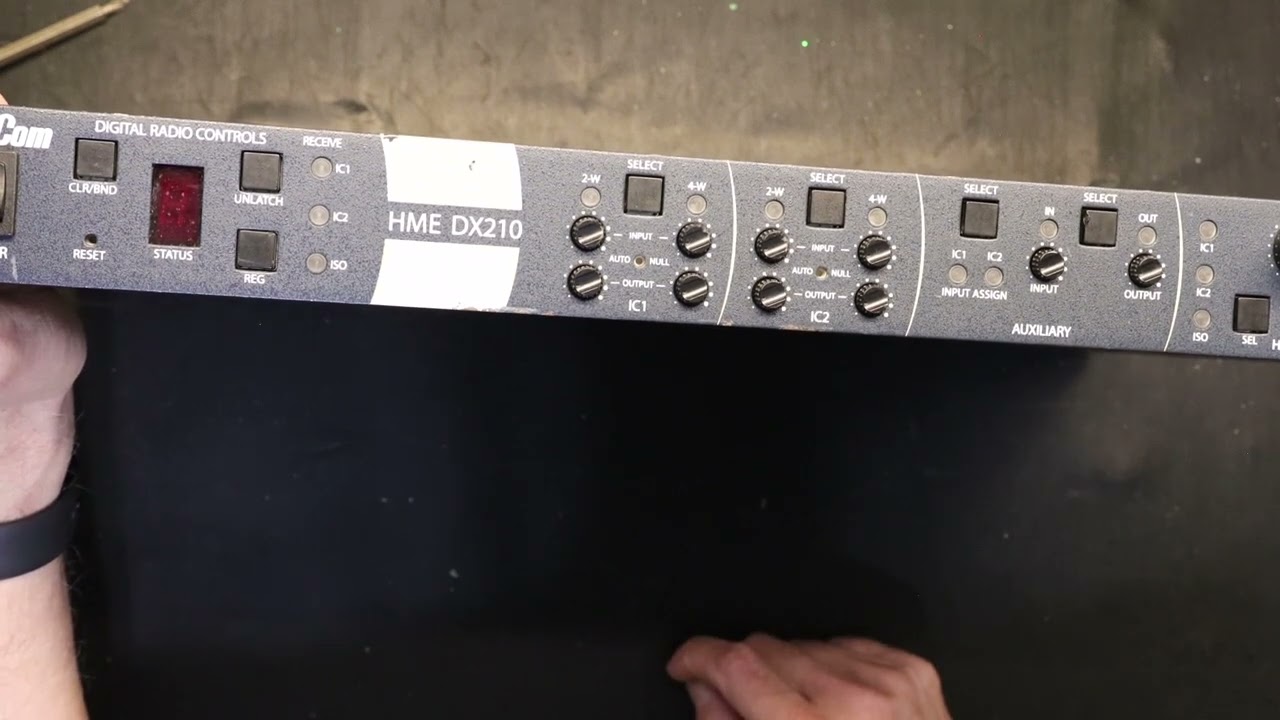 ClearCom HME DX210 Wireless Intercom Wireless Card, Main Board, Front ...