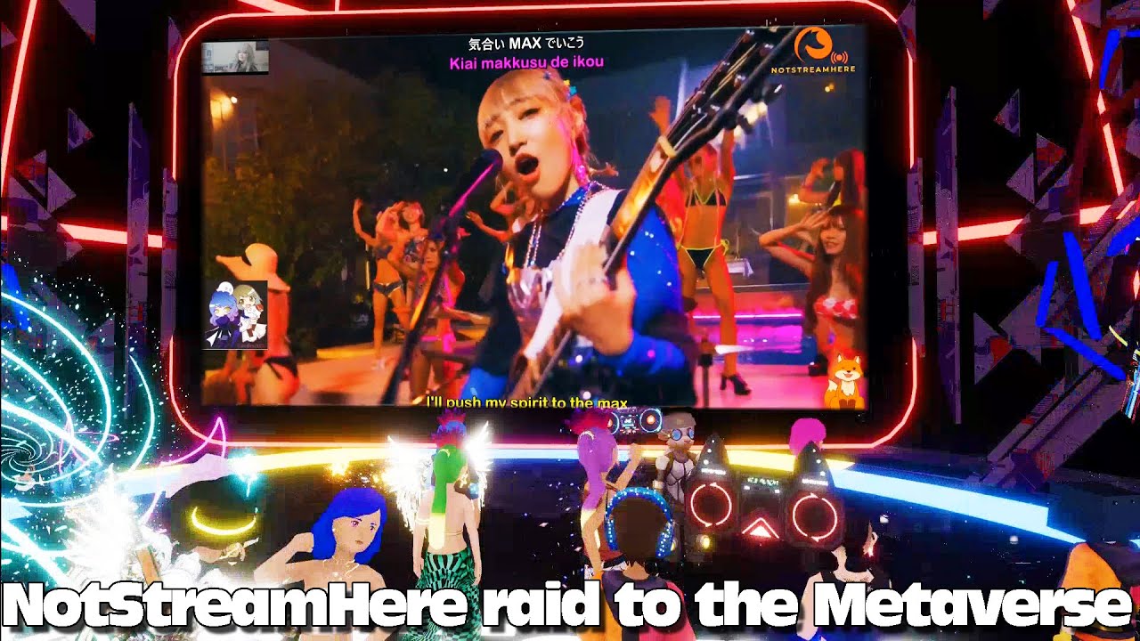 NotStreamHere, Baby Metal, raid to the Metaverse! - YouTube