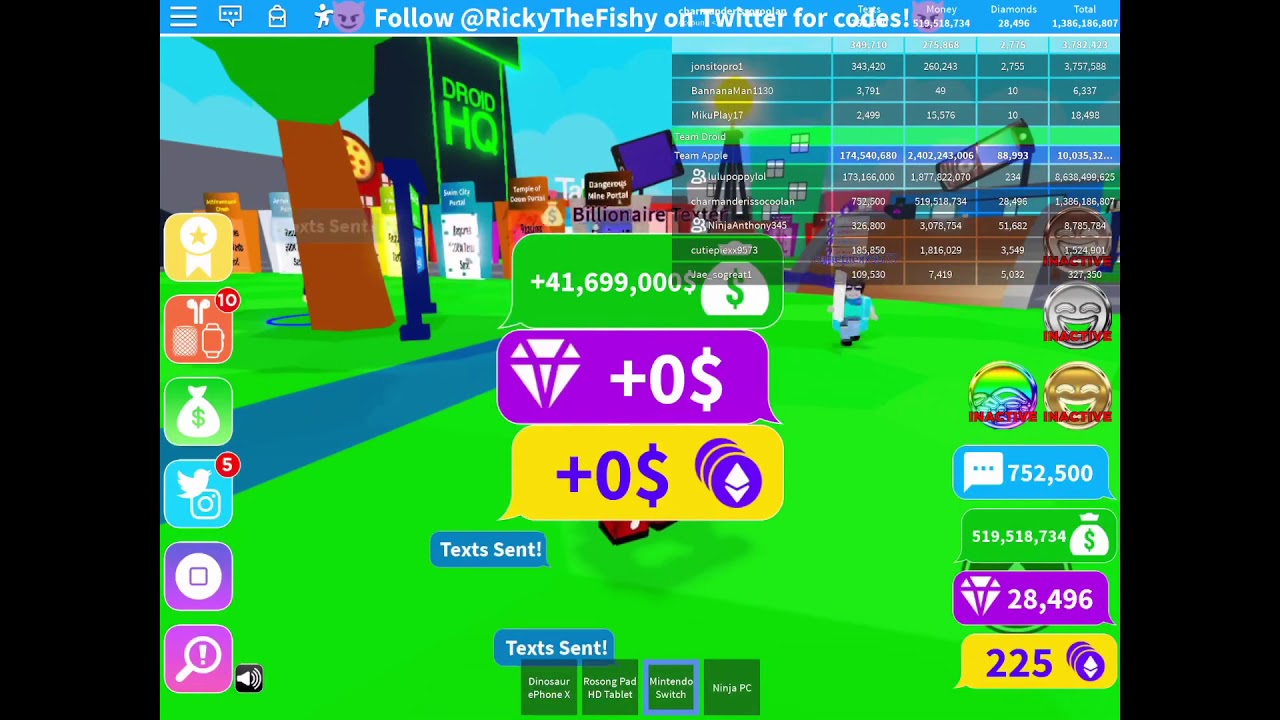Roblox texting simulator part 4 - YouTube