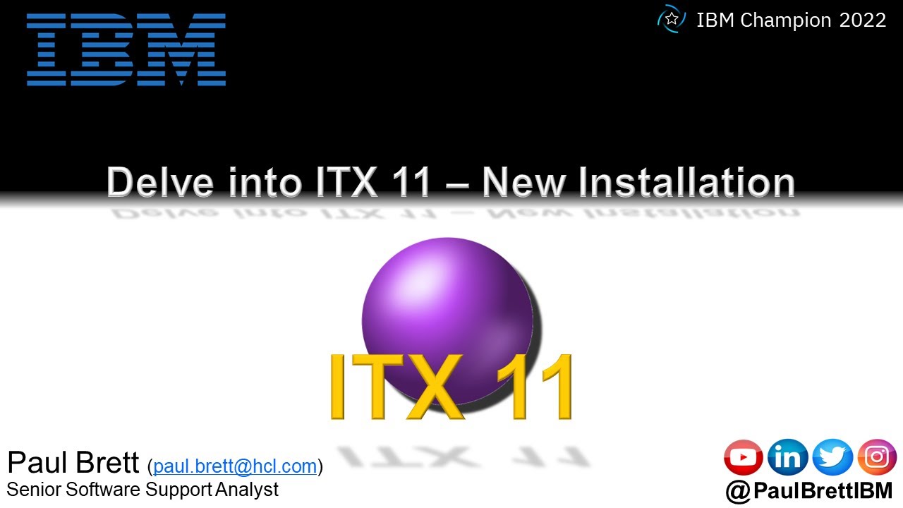 Delve into the new ITX 11 Installation - YouTube