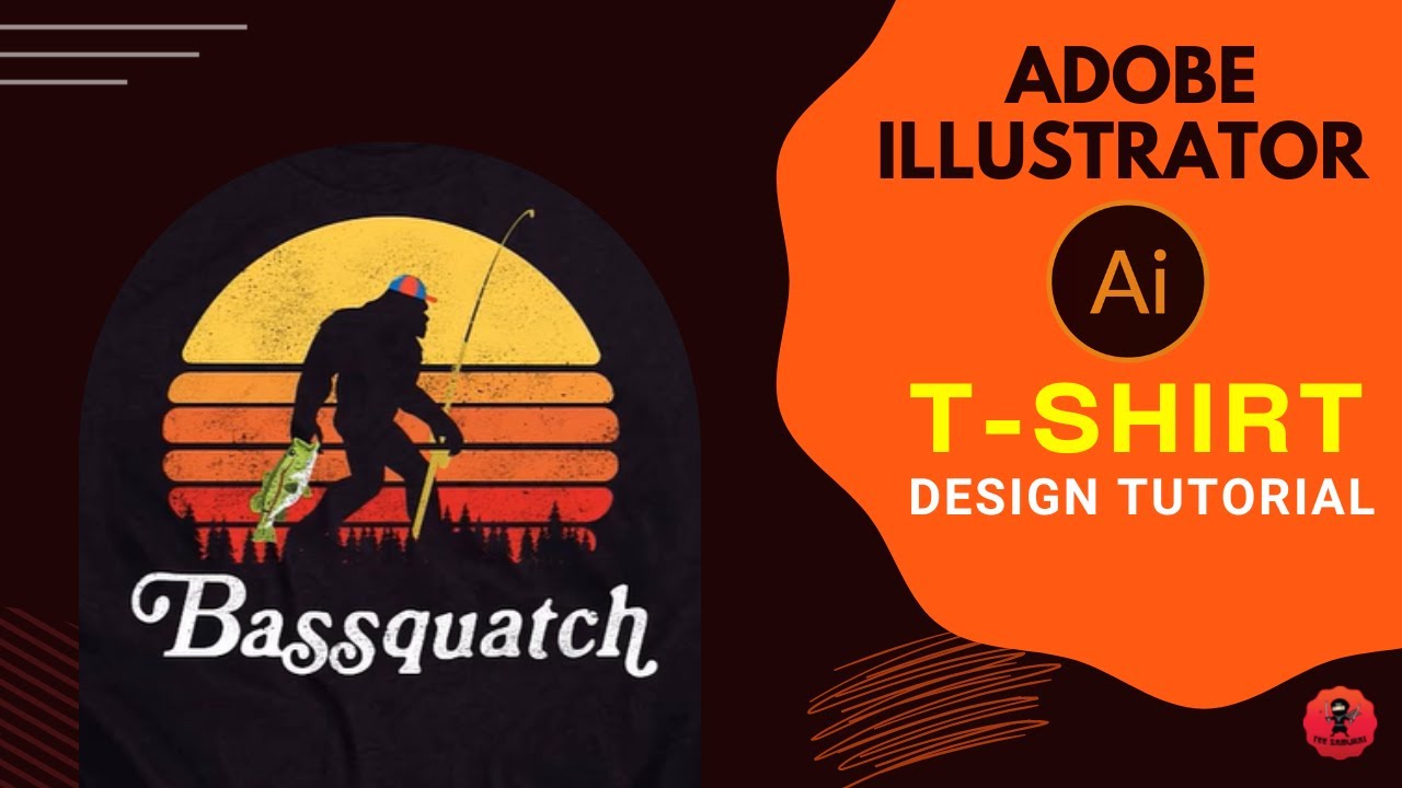 T-Shirt Design Tutorial For Beginners | Adobe Illustrator T-Shirt ...