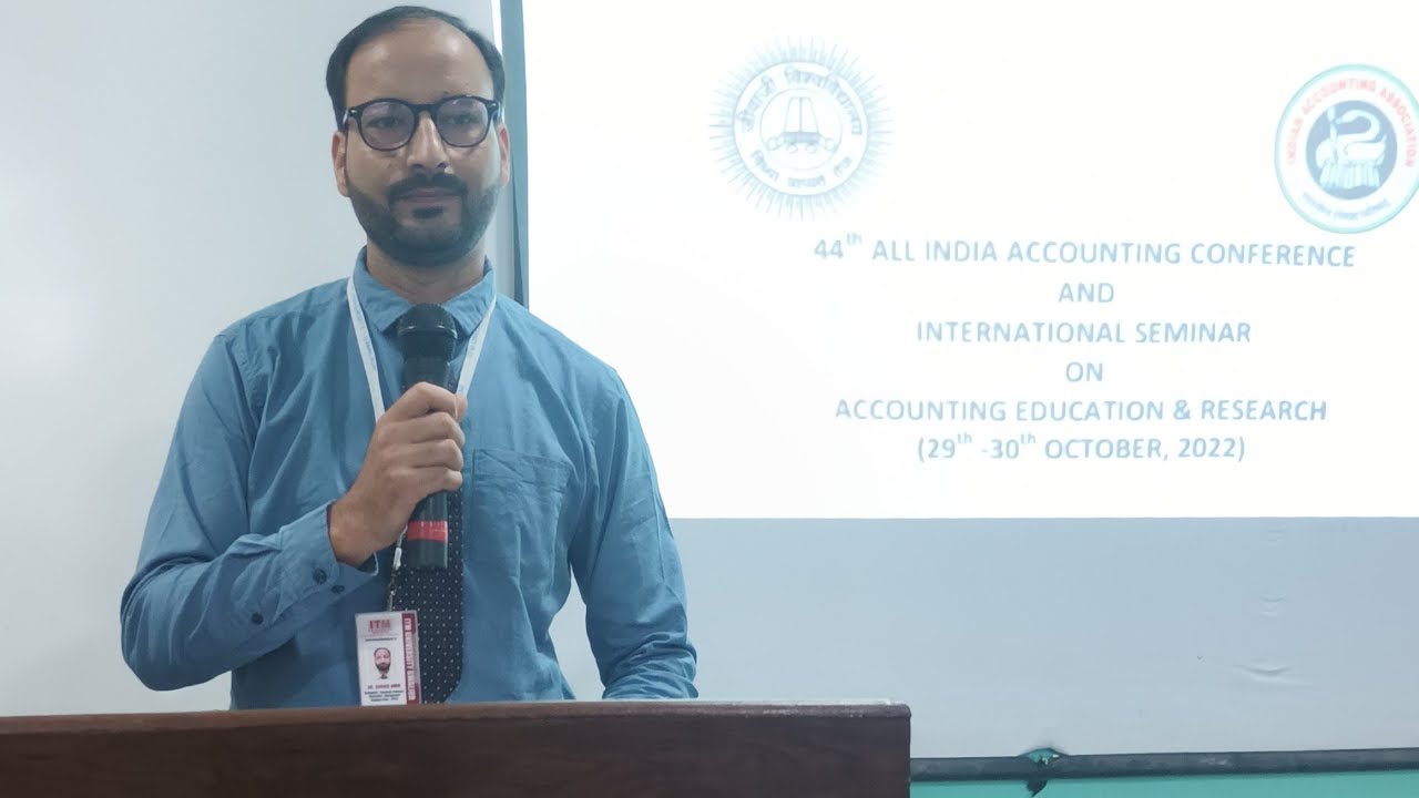 Rapporteur in Technical Session I- Accounting Conference - YouTube