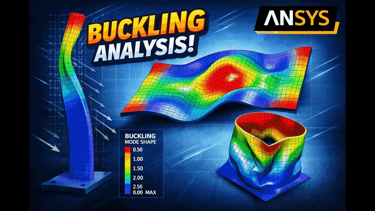 Buckling Analysis in ANSYS - YouTube