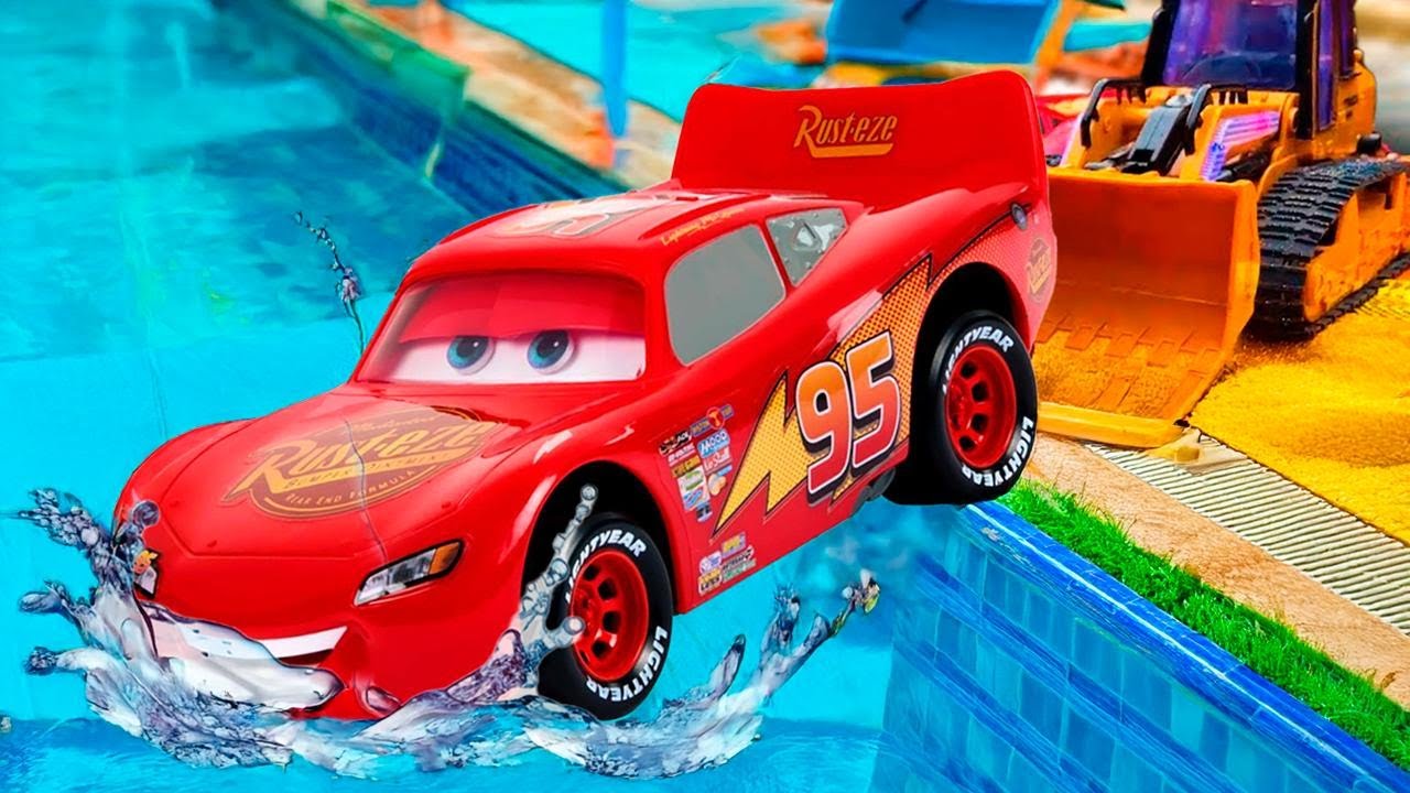 Disney Pixar Cars Unboxing Review | Lightning McQueen, Tow Mater, Doc ...