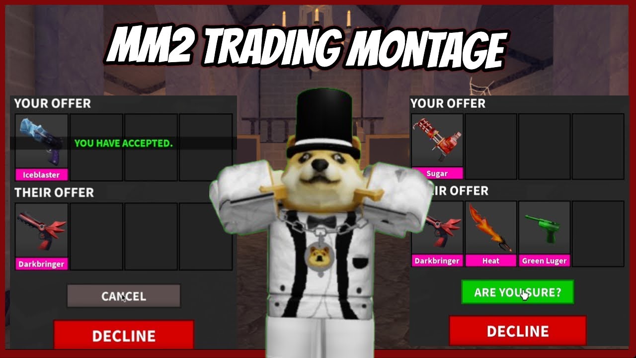 MM2 TRADING MONTAGE - YouTube