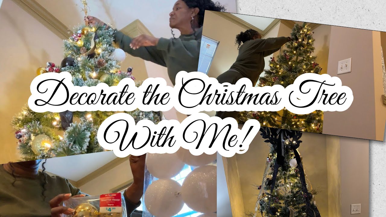 DECORATE THE CHRISTMAS TREE WITH ME | 2024 HOLIDAY DECOR - YouTube