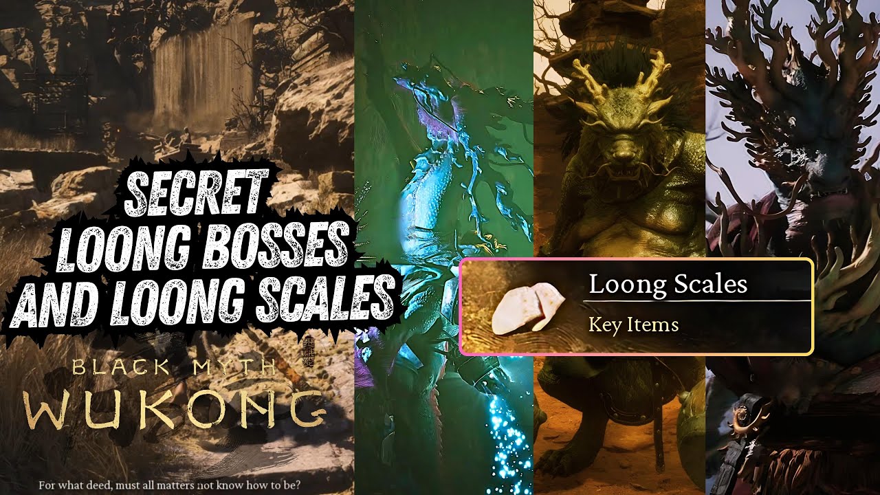Black Myth: Wukong - Loong Scales Location and Secret Boss Red Loong ...