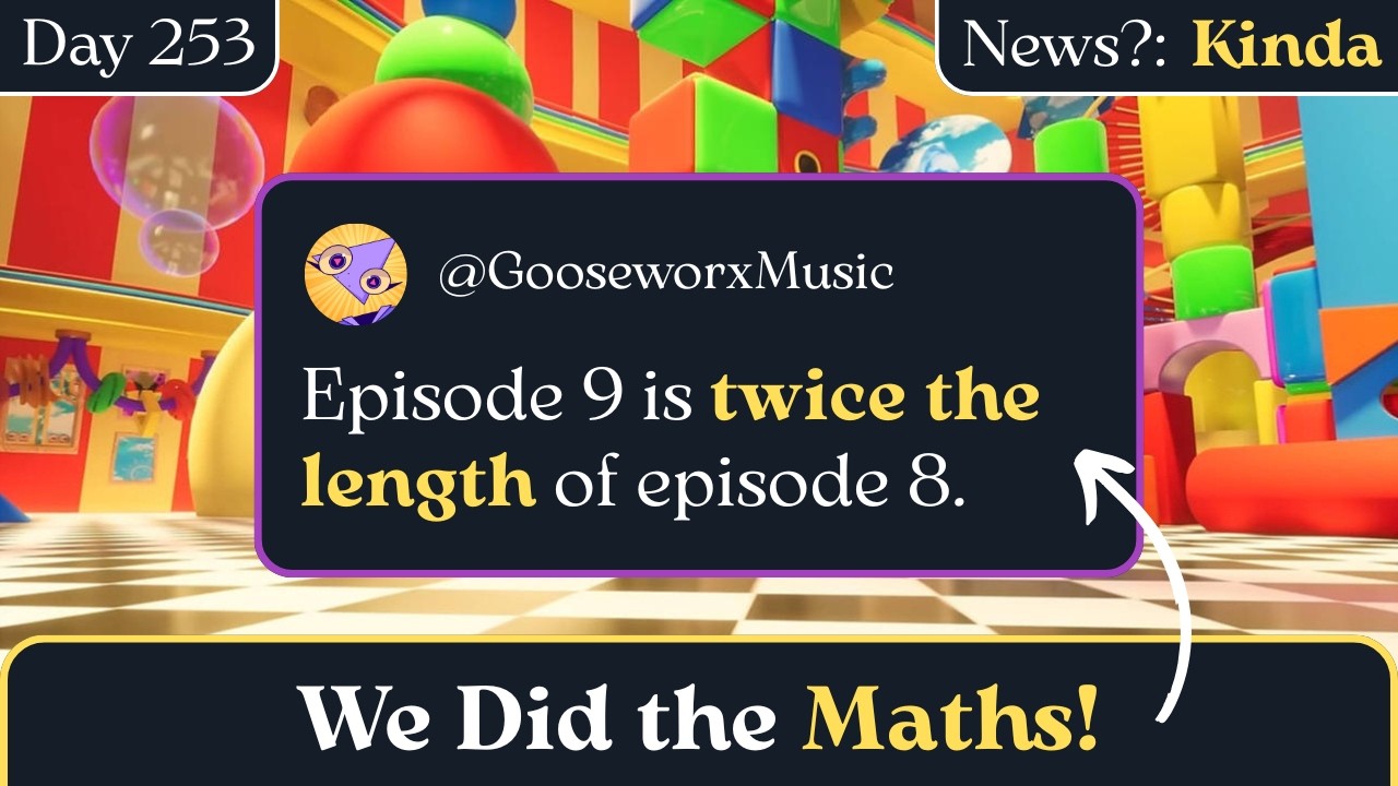 Gooseworx just revealed how long episodes 8 and 9 of Digital Circus ...