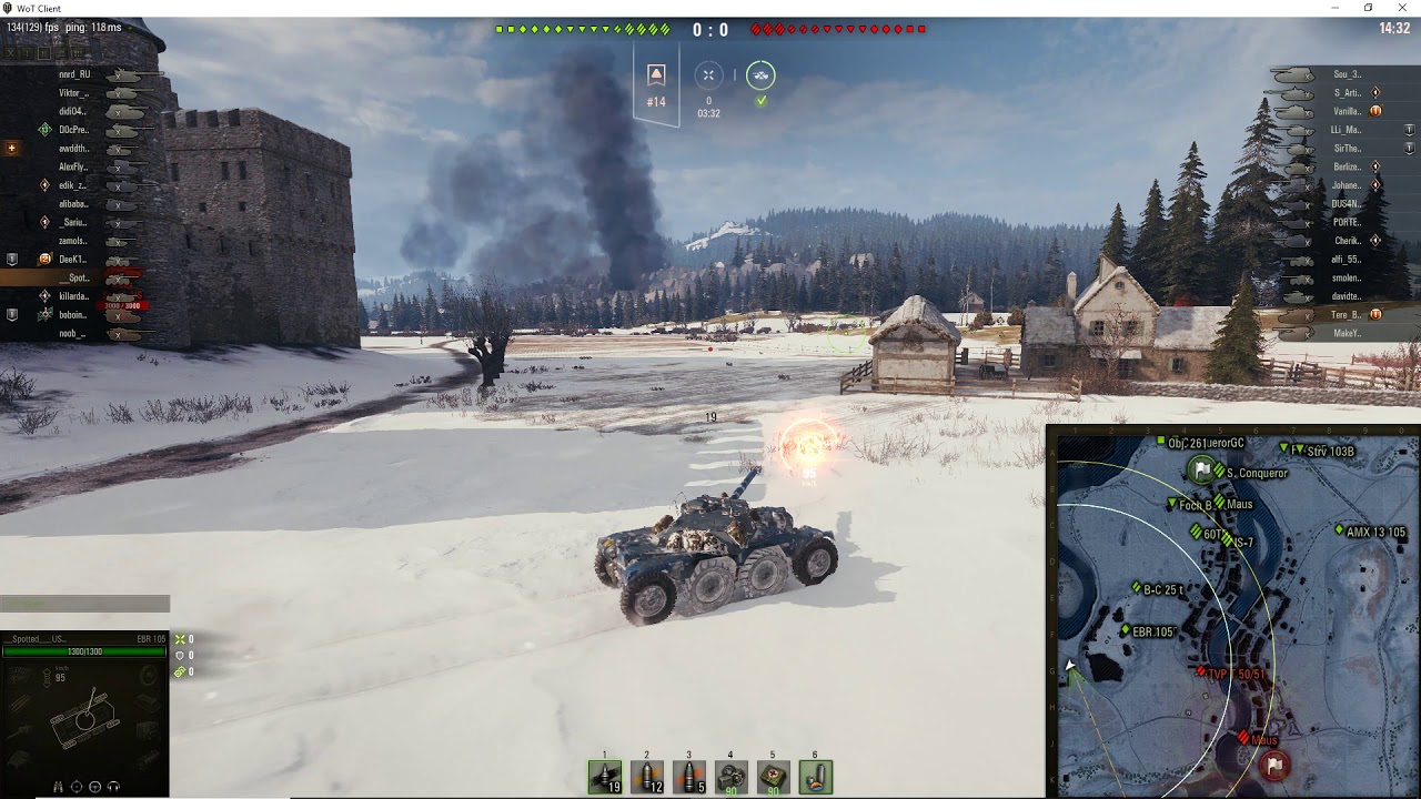 This is how fast arty can be killed with the EBR in play - YouTube