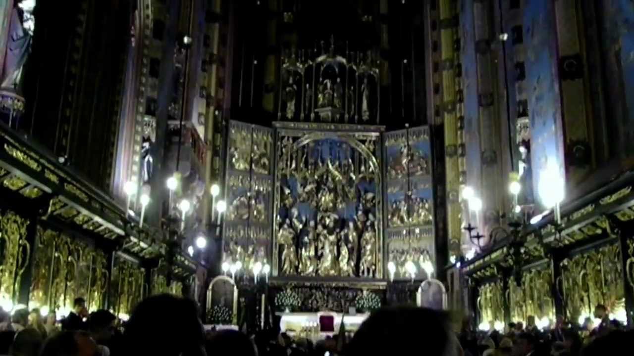 Recessional of Mass of Assumption St. Mary's Basilica, Krakow- Poland ...