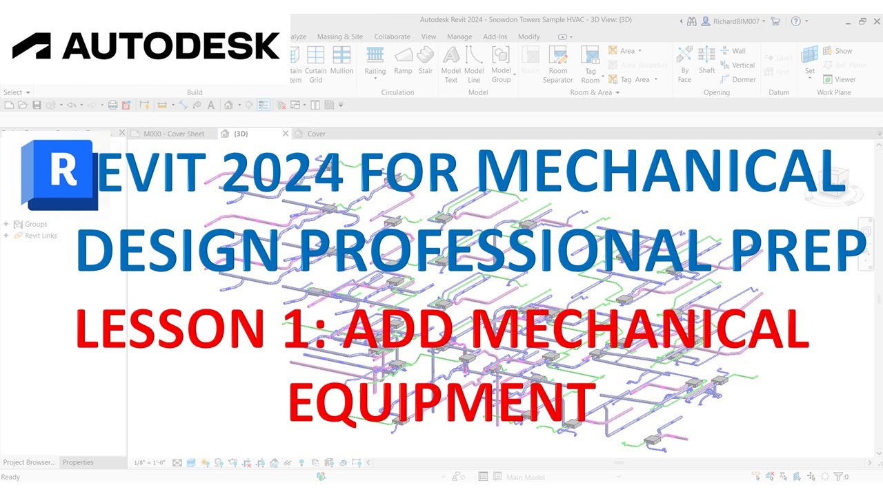 REVIT MECHANICAL DESIGN PROFESSIONAL CERTIFICATION PREP: ADD MECHANICAL ...