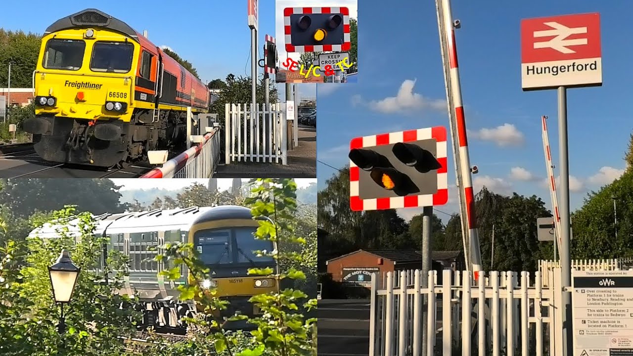 Hungerford Level Crossing, Berkshire - YouTube