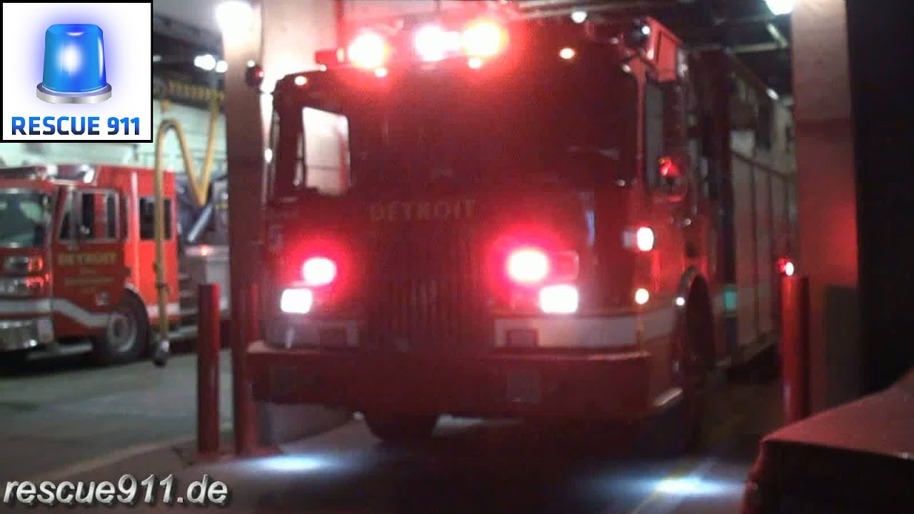 Squad 5 Detroit Fire Department - YouTube